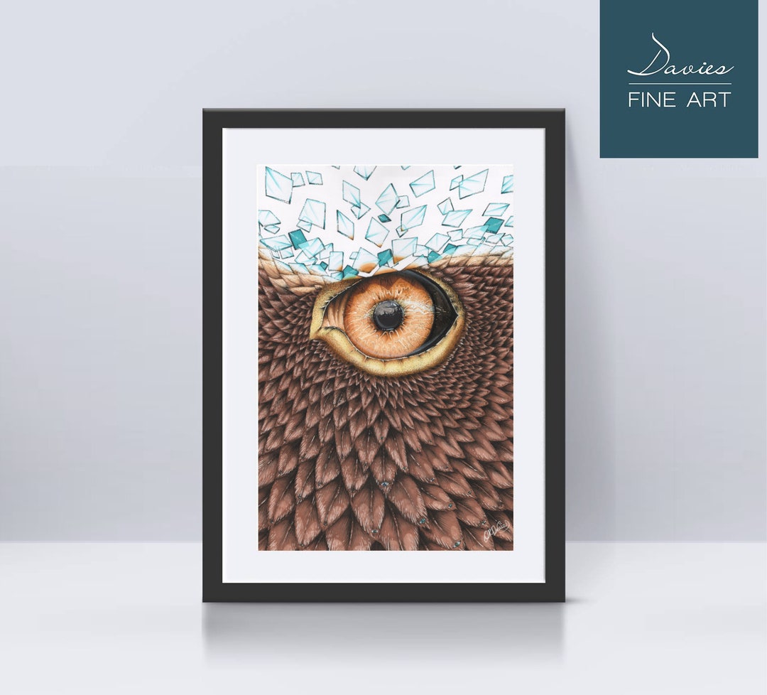 Eyes See All | Eagle Eye Print, Eagle Artwork, Surreal Artwork Print - Etsy