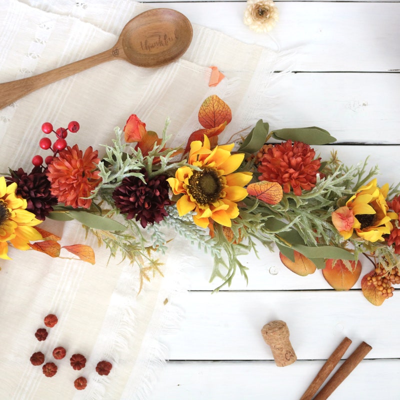 Sunflower Garland - Etsy