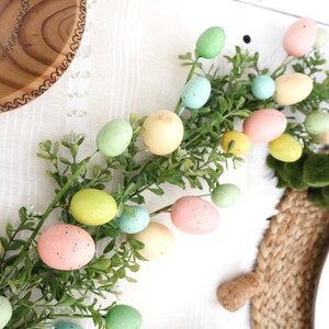Easter Garland Decor: Pastel Easter Eggs Garland for Mantle Fireplace ...