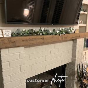 Spring Mantle Garland: Year Round Flower Garland Fireplace Mantel Decor ...