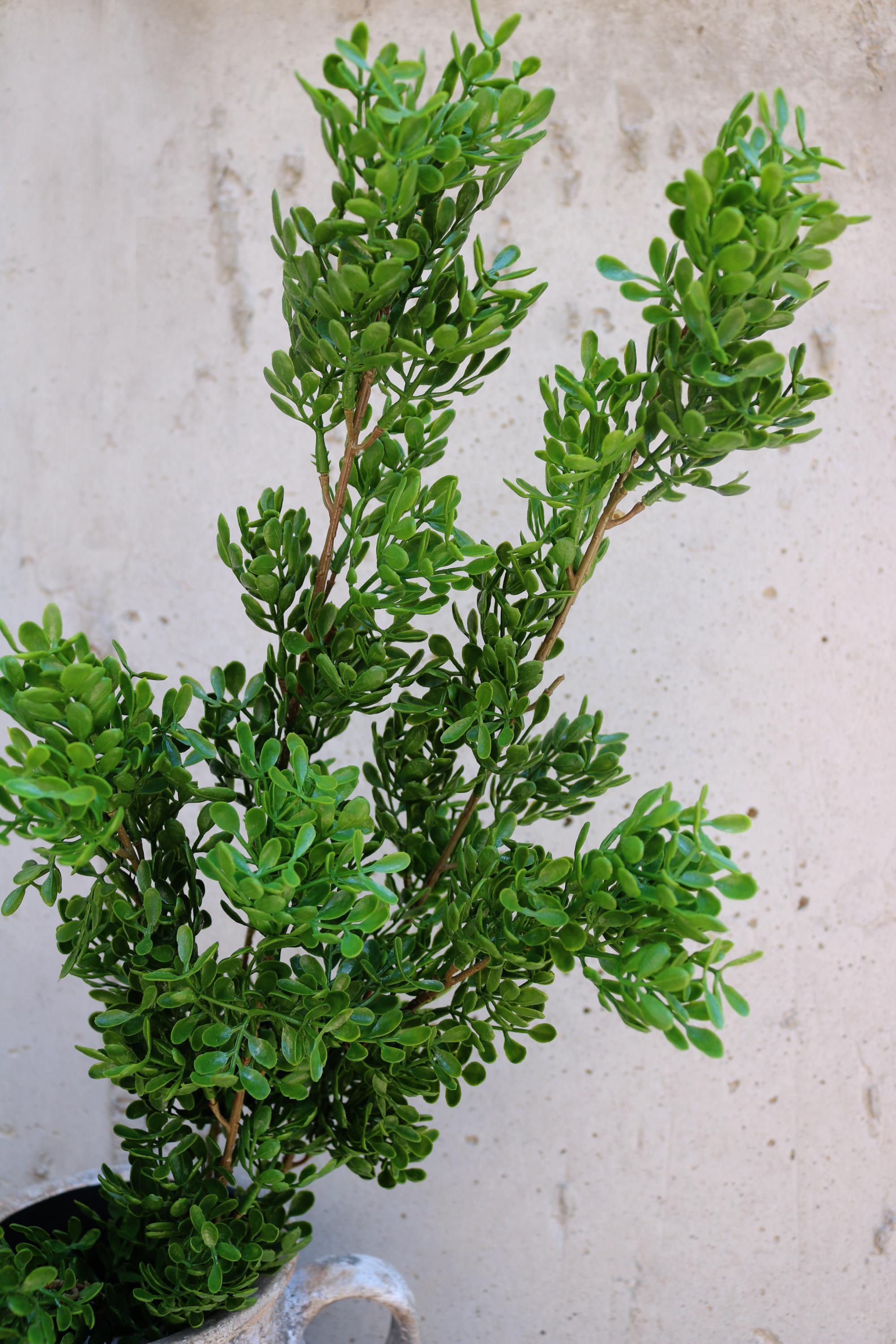Boxwood | Artificial Boxwood Branch Lifelike Faux Greenery Stem Home ...