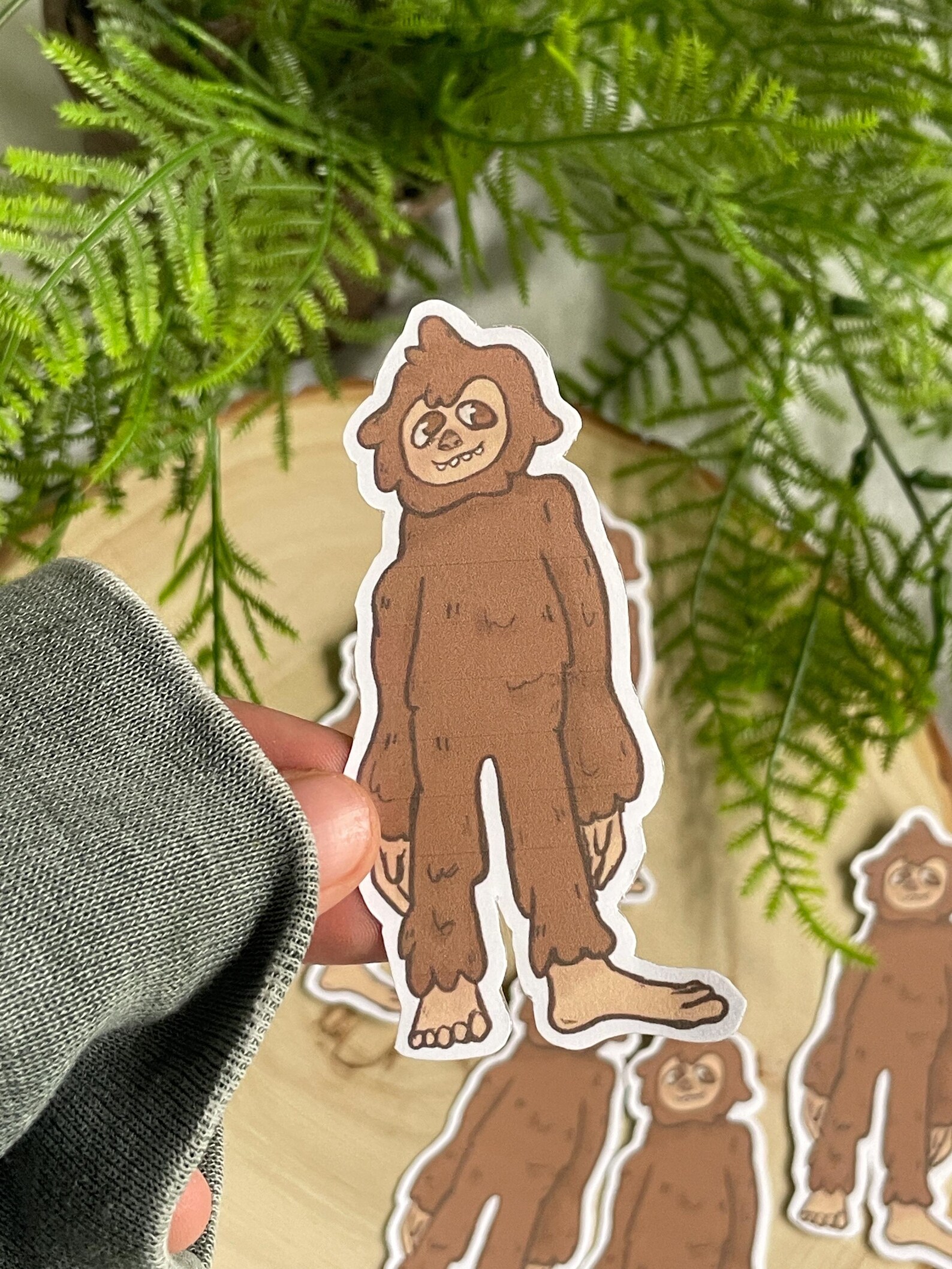 Bigfoot Die Cut Sticker | Glossy Vinyl Sticker - Etsy