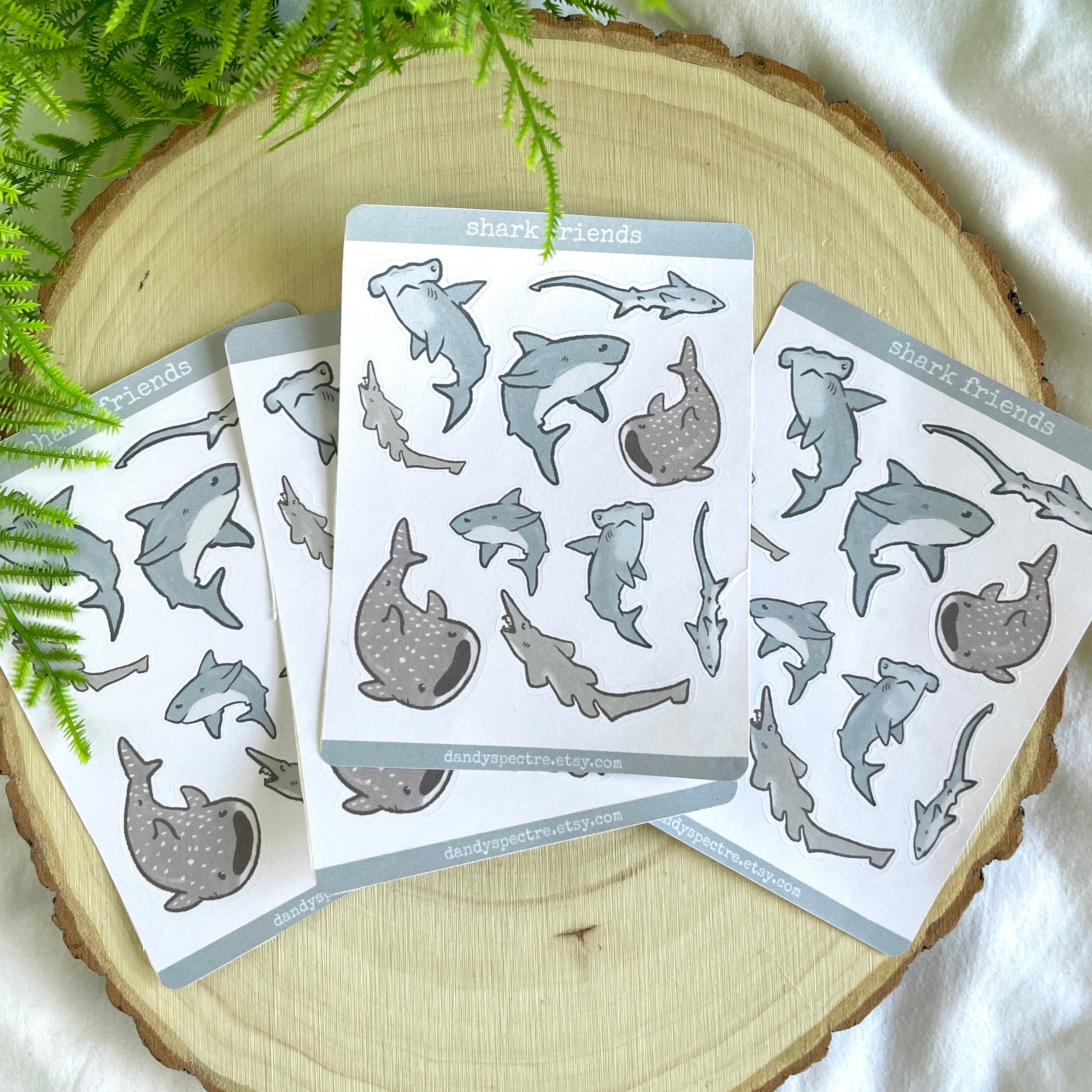 Shark Friend Stickers Journaling, Planning, Deco - Etsy