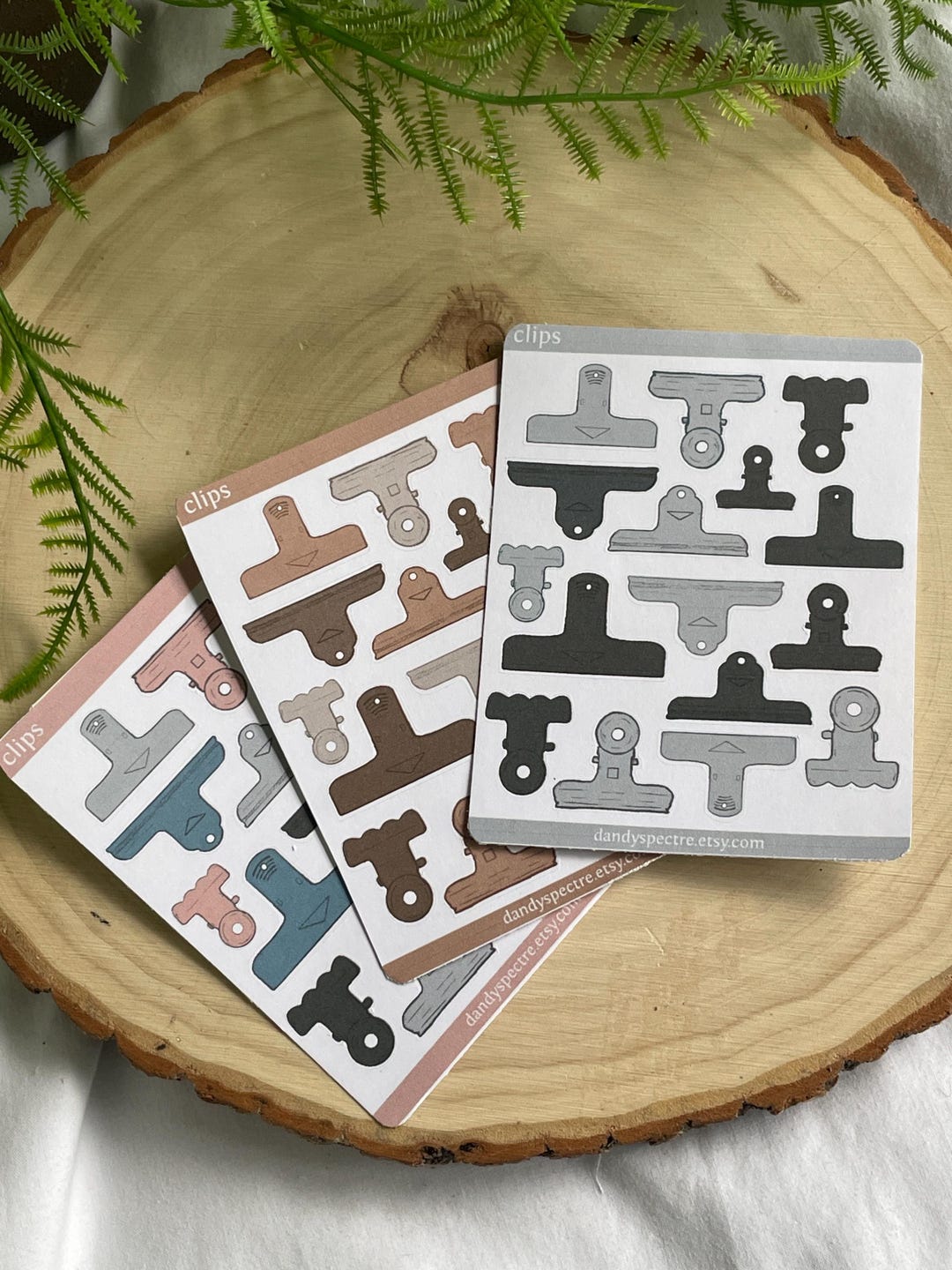 Clips and Clamps Sticker Sheet Planning, Journaling, Commonplace 16 ...