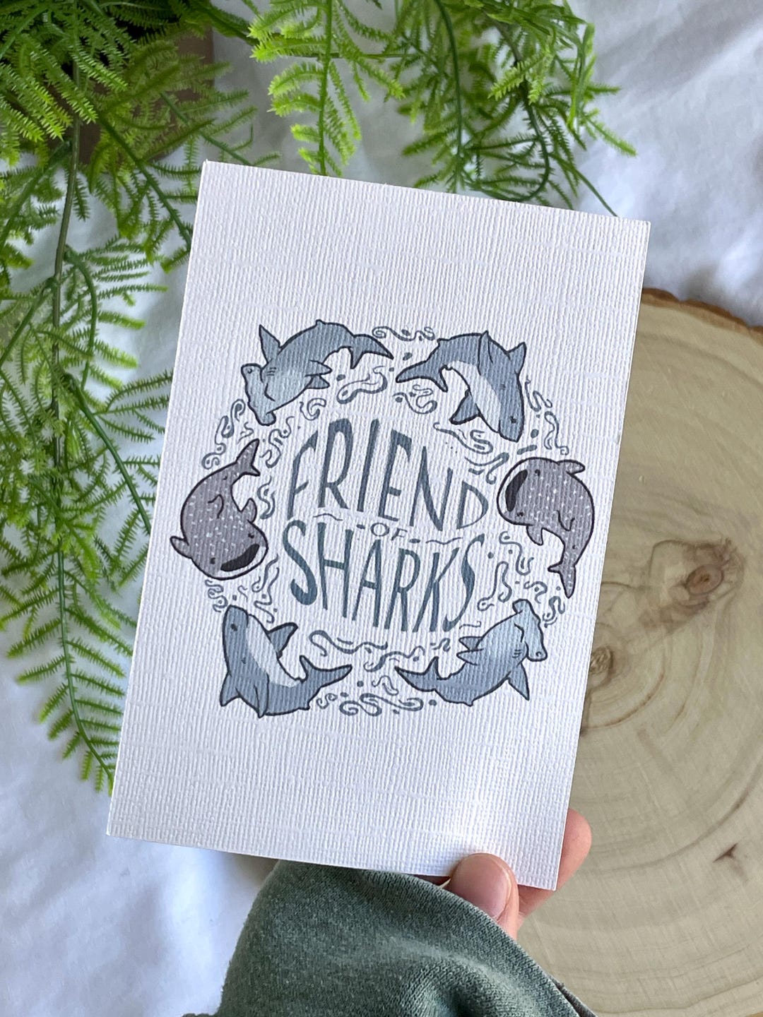 Friend of Sharks 4x6 Art Print - Etsy