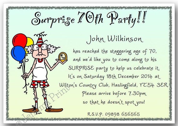 Funny Party Invitations Wording
