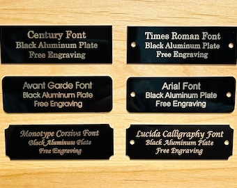 Custom Engraved 1x3 Copper Plate W/ Adhesive Backing - Etsy