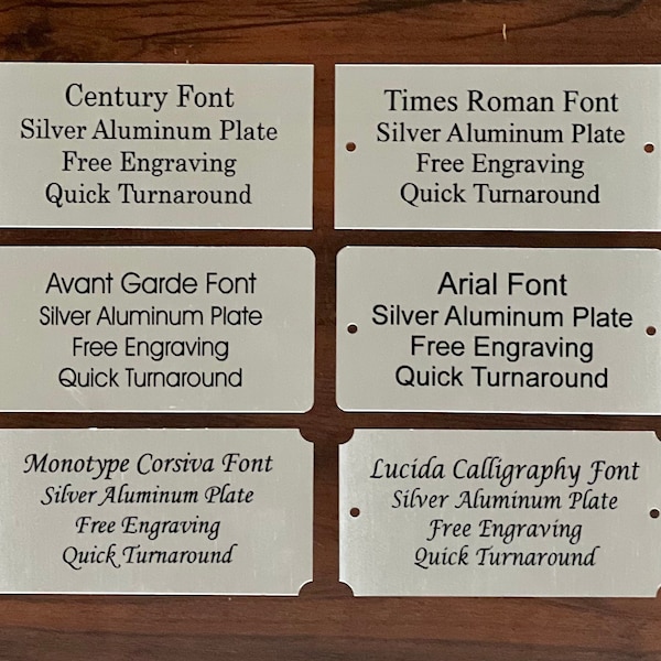 Self Adhesive Trophy Name Plate - Etsy