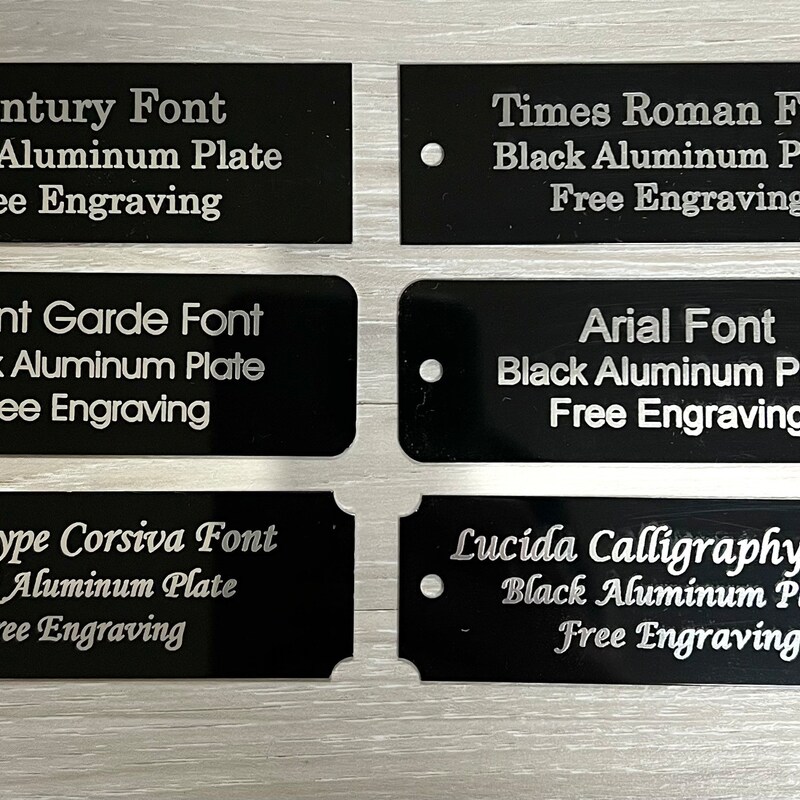 Custom Matte With Plaque - Etsy