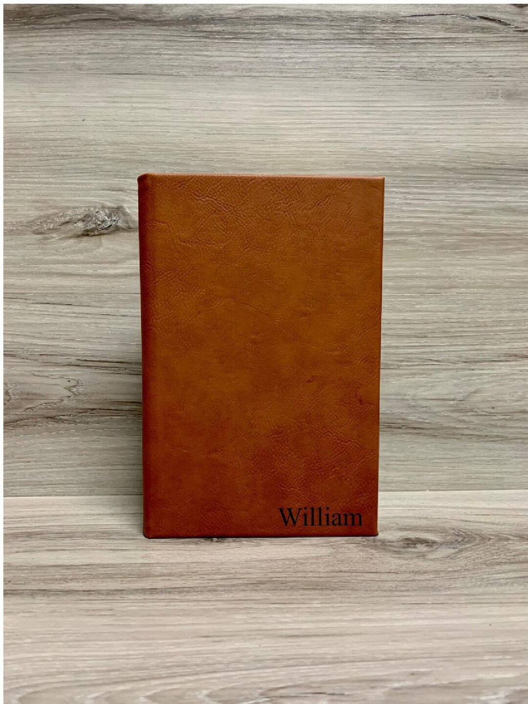 Personalized Leatherette Lined Journal With Corner Name, Personalized ...