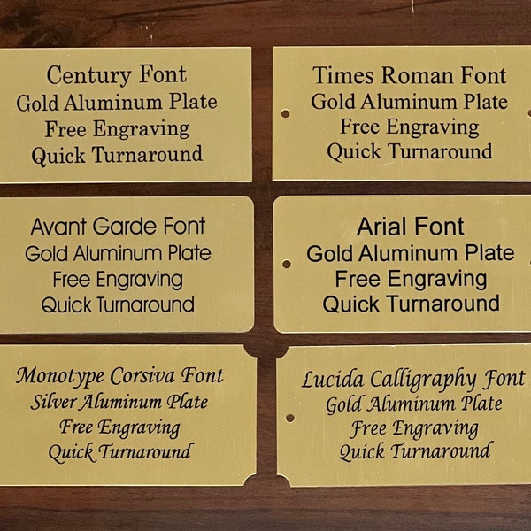 Self Adhesive Trophy Name Plate - Etsy