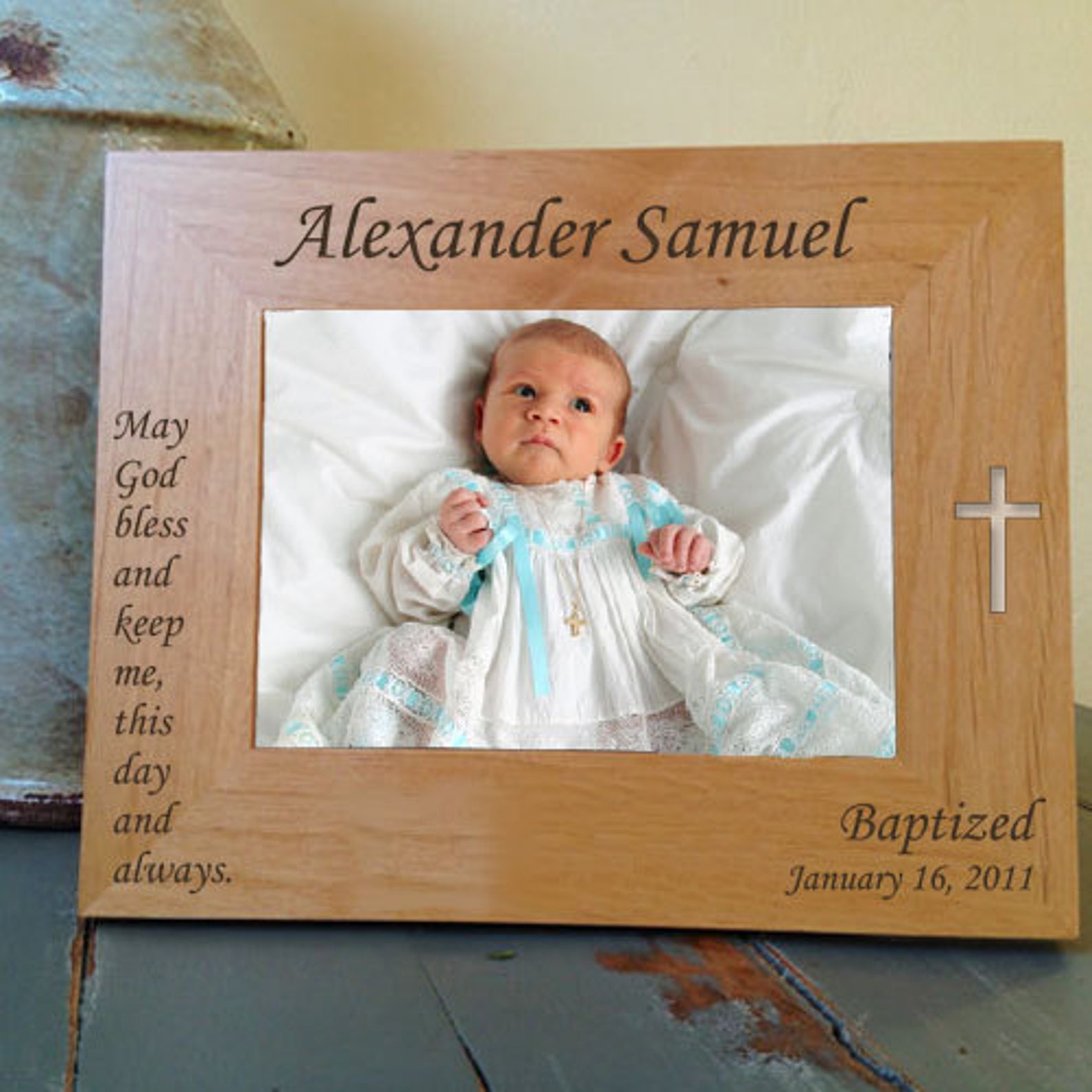 Baptism Frame - Etsy