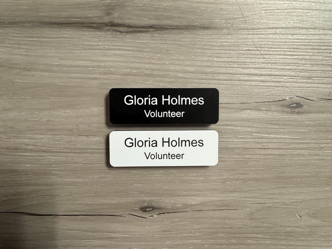 3" X 1" Name Badge | Employee Name Tags | Student Name Tags | Nurse ...