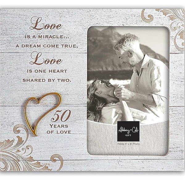 50th Anniversary Photo Frames - Etsy