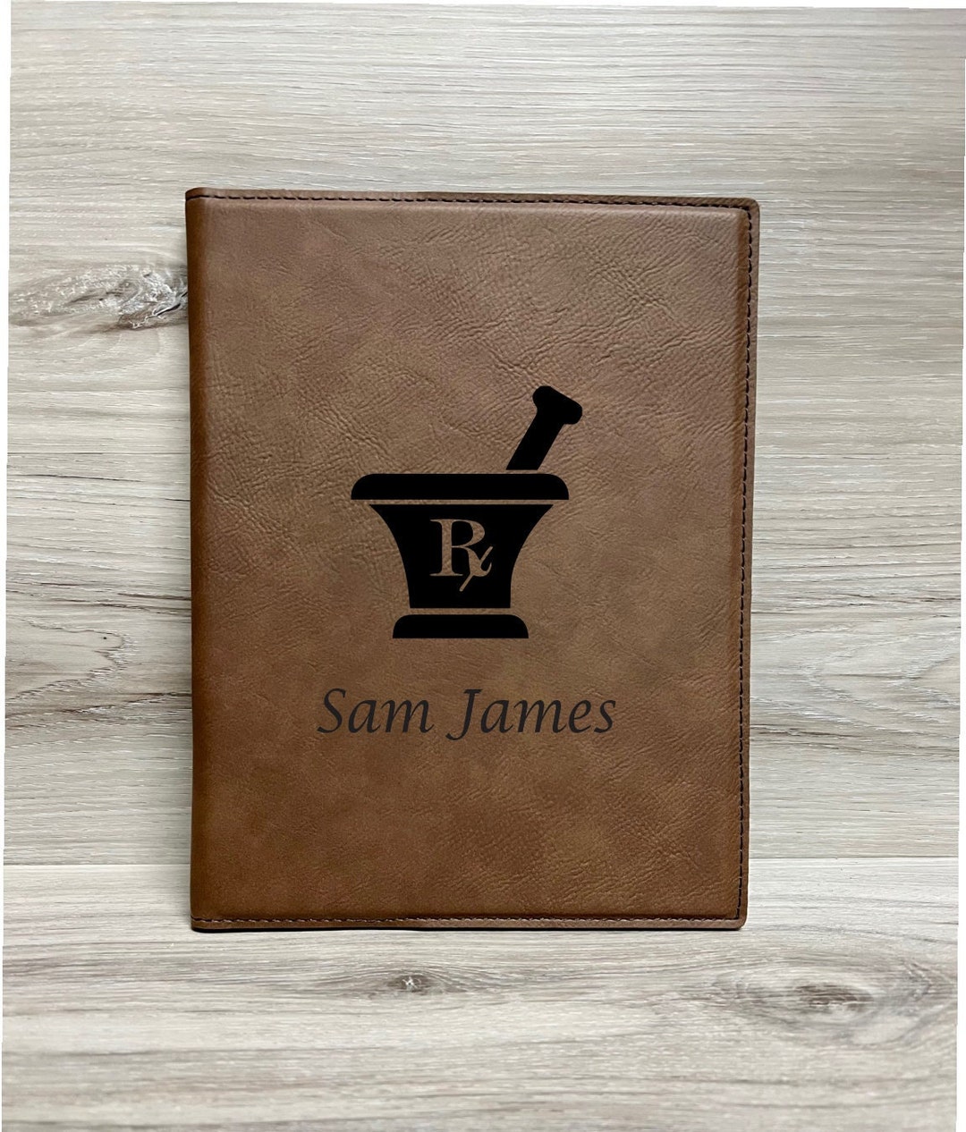 Pharmacist Portfolio With Notebook, Pocket & Pen Holder, Engraved ...