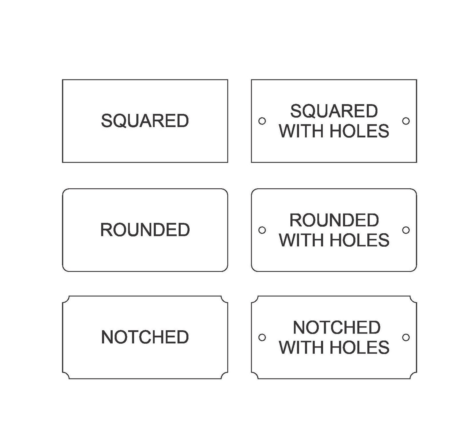 3x1 Silver Aluminum Plate W/ Black Print Custom Personalized Plate ...