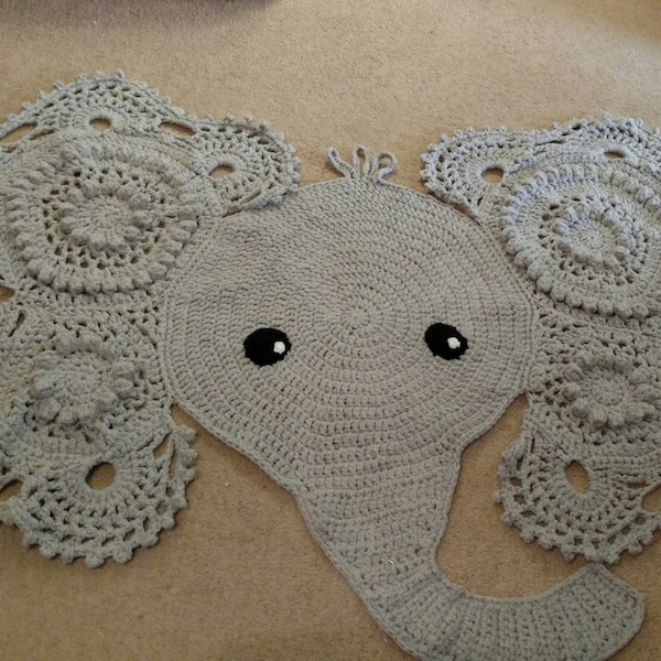 Elephant Rug - Etsy