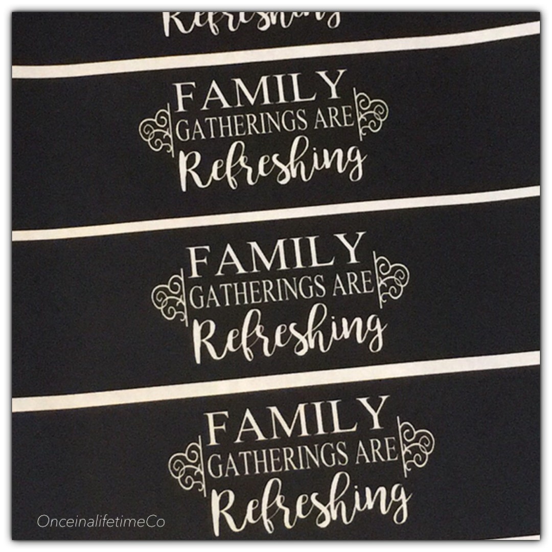 DIGITAL Family Gatherings Are Refreshing Water Bottle Labels Instant ...