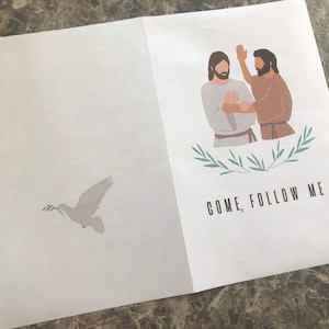 Printable BAPTISM Program Cover Page Instant Download Christian Come ...