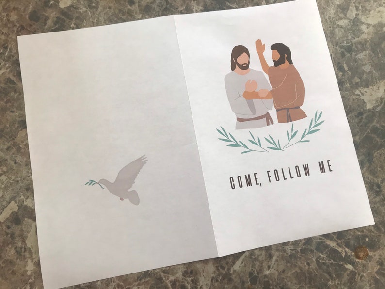 Printable BAPTISM Program Cover Page Instant Download - Etsy