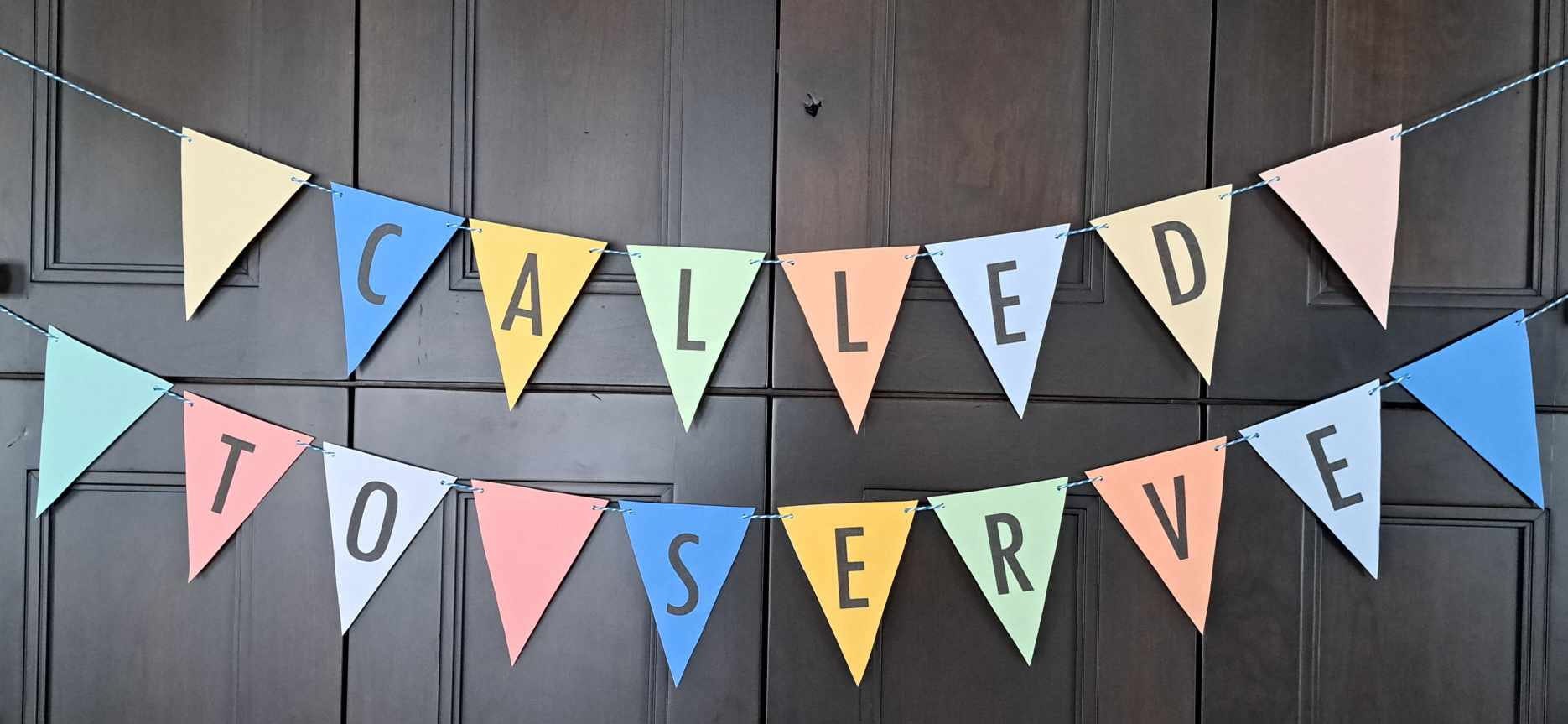 PRINTABLE Called to Serve Bunting Banner Instant Download Missionary ...