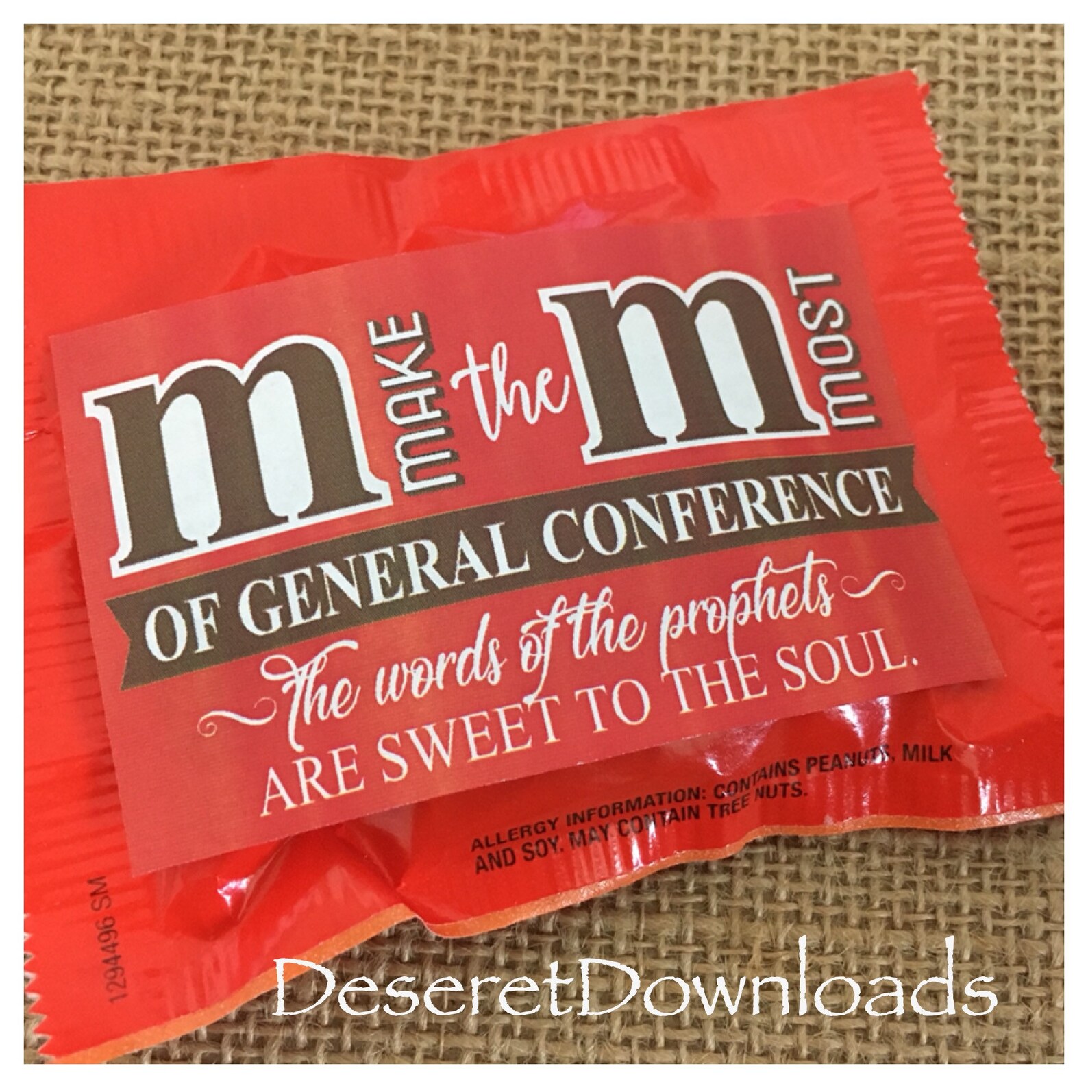 DIGITAL General Conference Treat Handout 4 Sizes Tags Labels Instant ...