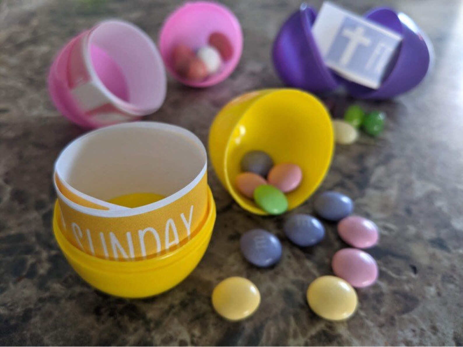 PRINTABLE Countdown EASTER Egg Activity Bible Jesus Last Week Christ ...