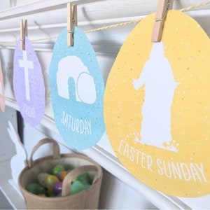 PRINTABLE Easter Egg Countdown Banner Digital Bible Latter Day Saint ...