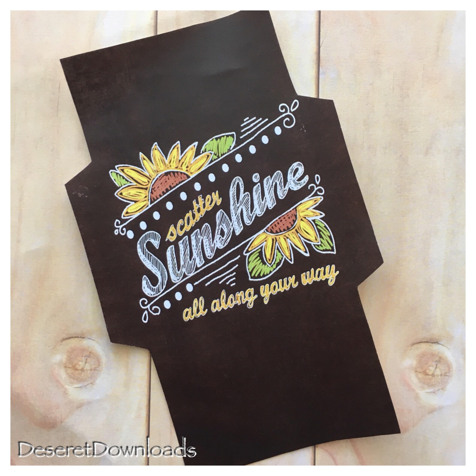 DIGITAL Scatter Sunshine All Along the Way Pdf Instant - Etsy