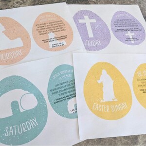 PRINTABLE Easter Egg Countdown Banner Digital Bible Latter Day Saint ...