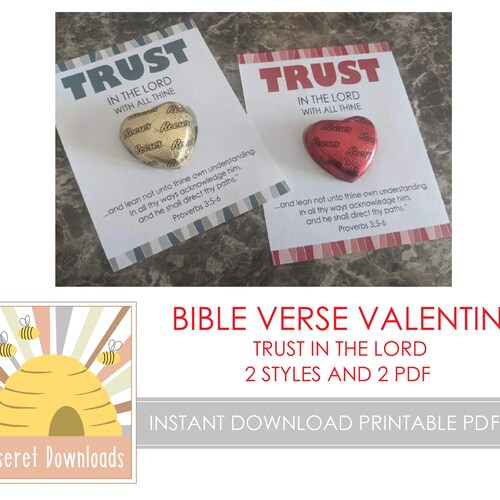 Digital Printable Bible Verse Valentine 3 SIZES Scripture - Etsy