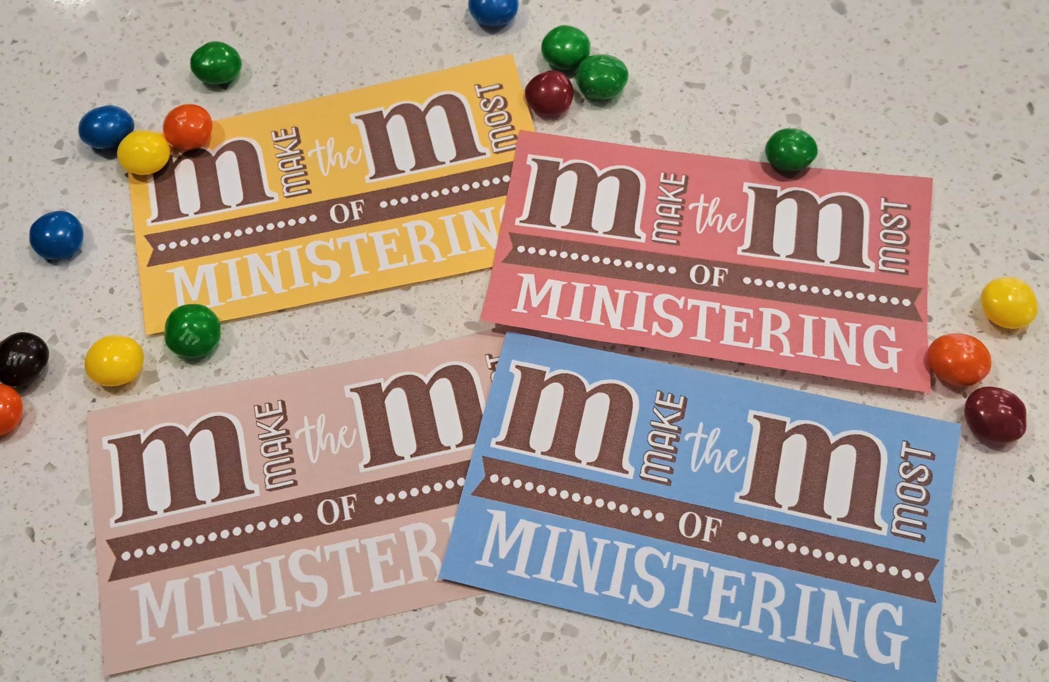DIGITAL Ministering Treat Handout 4 Sizes Tags Labels Instant Download ...