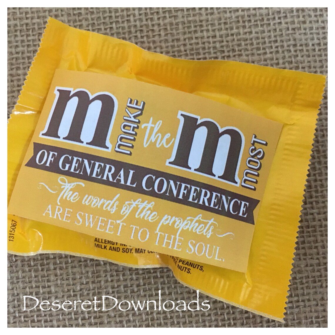 DIGITAL General Conference Treat Handout 4 Sizes Tags Labels Instant ...