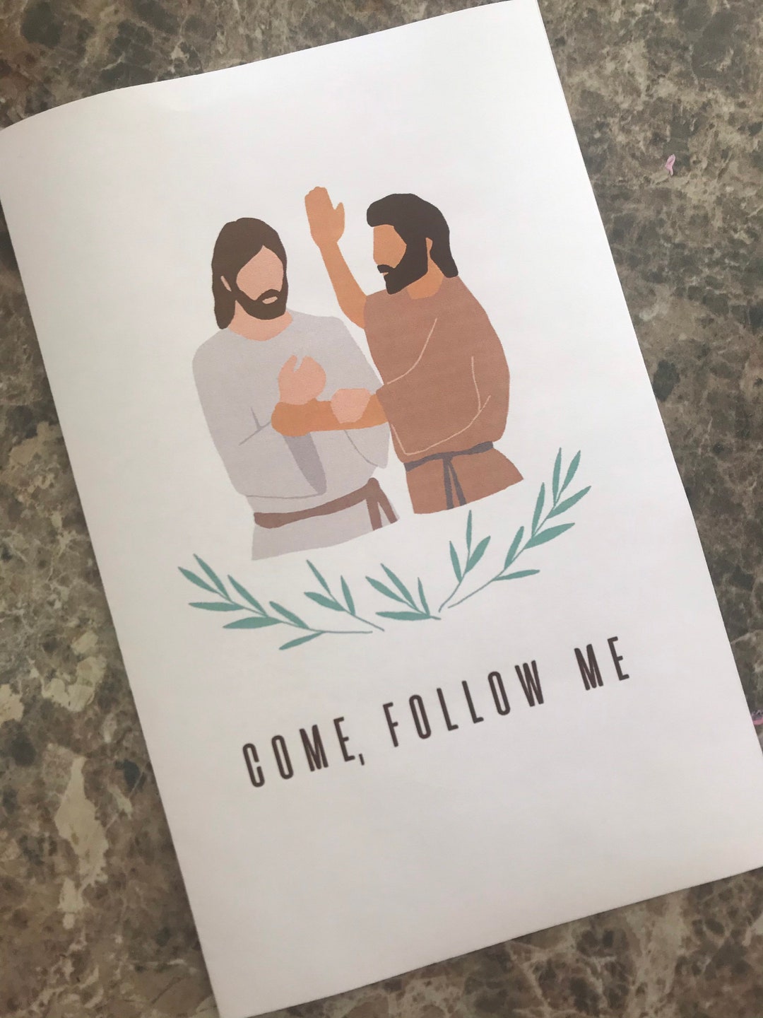 Printable BAPTISM Program Cover Page Instant Download - Etsy