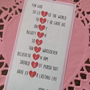 Digital Printable Bible Verse Valentine 3 SIZES Scripture Jesus Christ ...