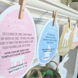 PRINTABLE Easter Egg Countdown Banner Digital Bible Latter Day Saint ...