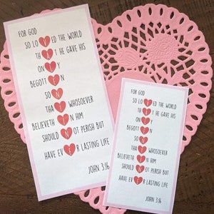 Digital Printable Bible Verse Valentine 3 SIZES Scripture Jesus Christ ...