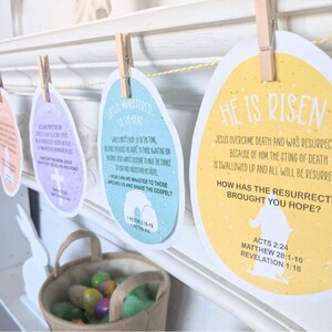 PRINTABLE Easter Egg Countdown Banner Digital Bible Latter Day Saint ...