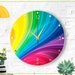 12 Inch Colorful Large Wall Clock Wall Clock Silent Non - Etsy
