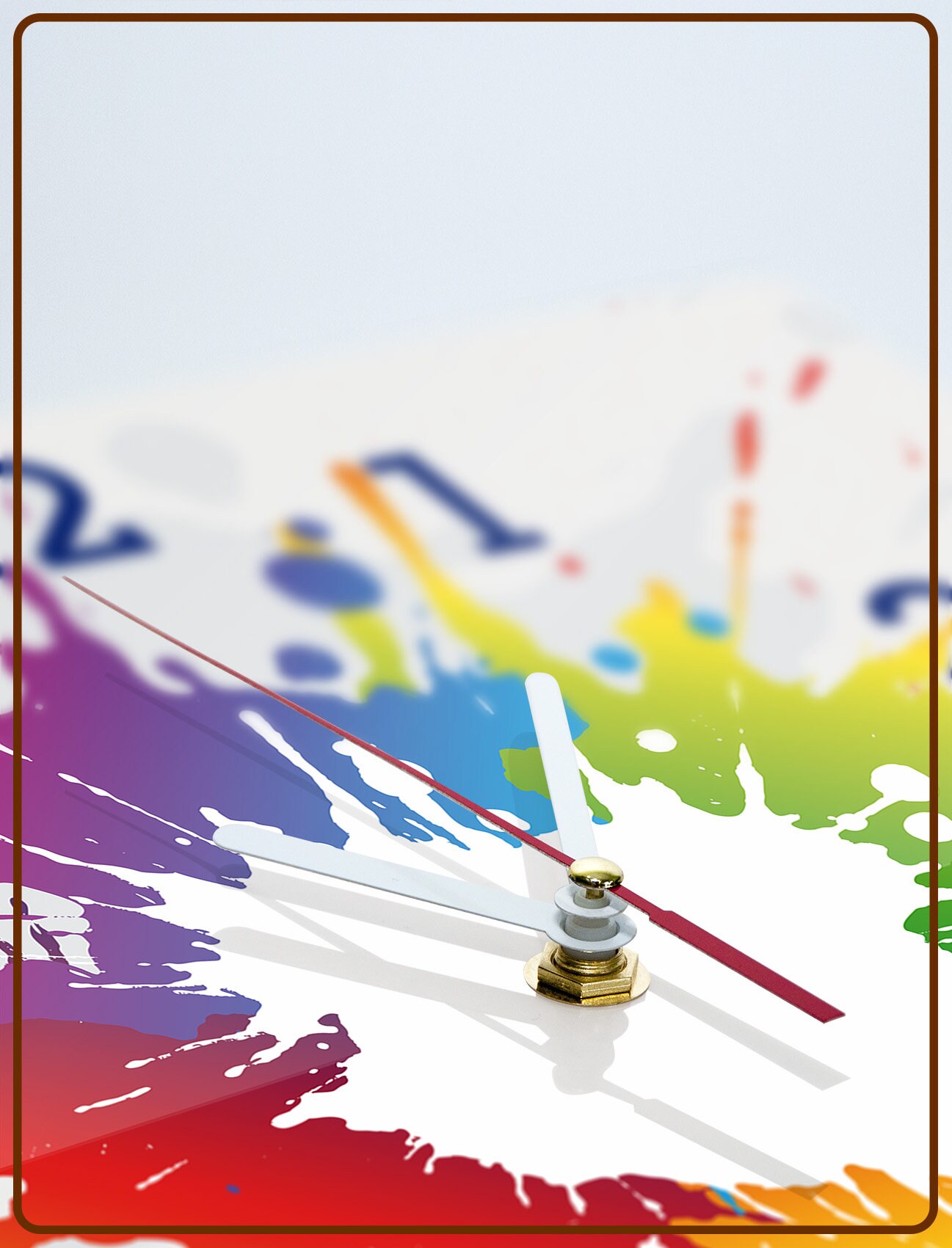 Colorful wall clock unique wall clock wall clock large best | Etsy