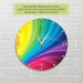 12 Inch Colorful Large Wall Clock, Wall Clock Silent Non Ticking ...