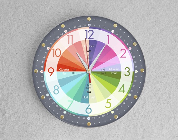 Teaching clock for kids store