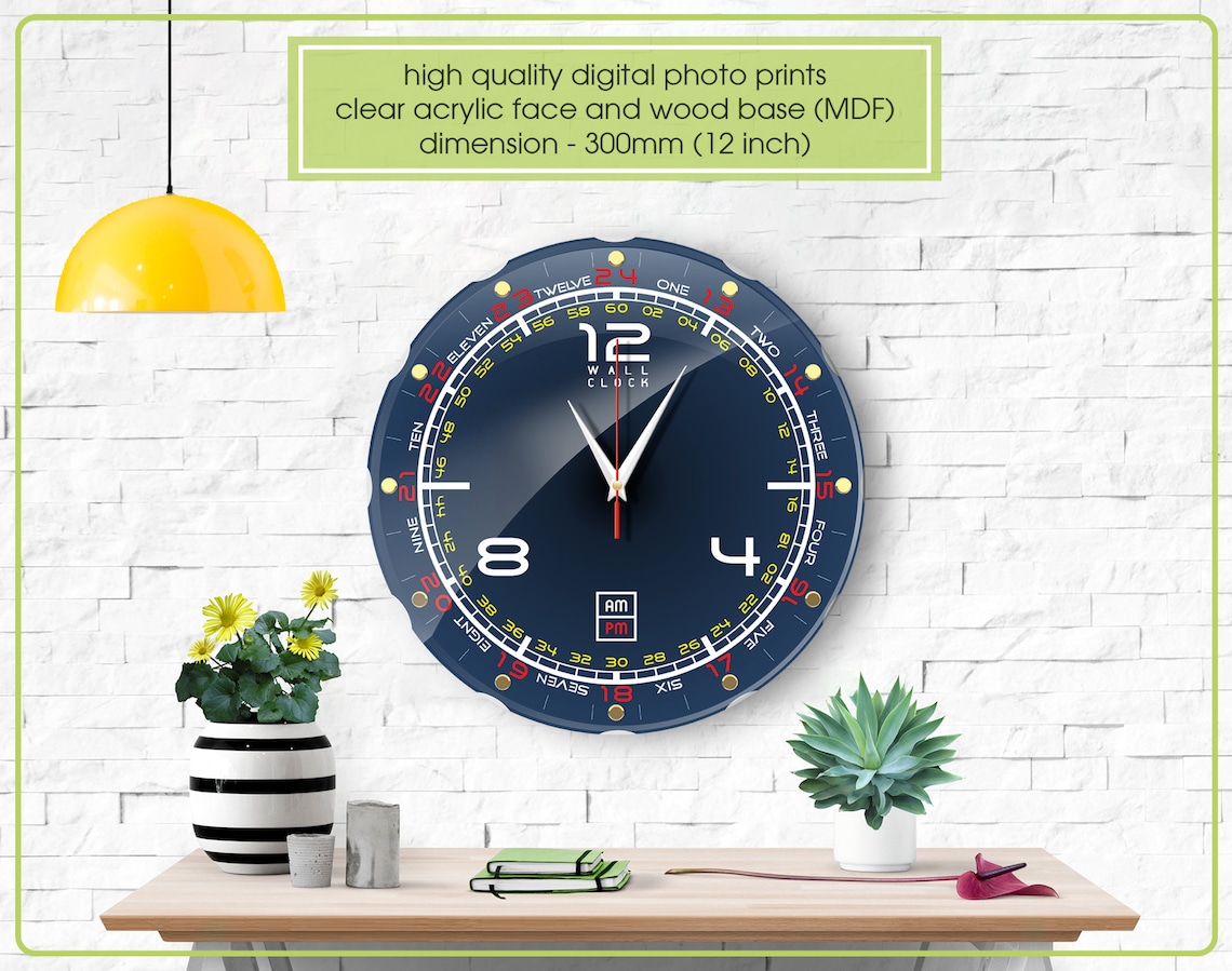 United States Army Wall Clock chronometer style quiet wall | Etsy