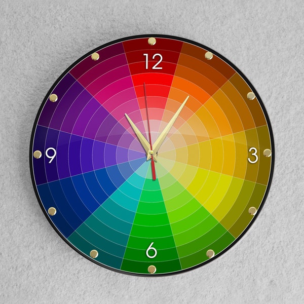 Color Clock - Etsy
