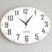 White Non-ticking Wall Clock Silent Wall Clock Living Room - Etsy