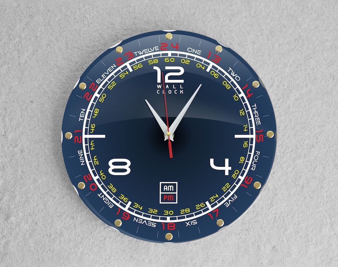 United States Army Wall Clock Chronometer Style, Quiet Wall Clock ...