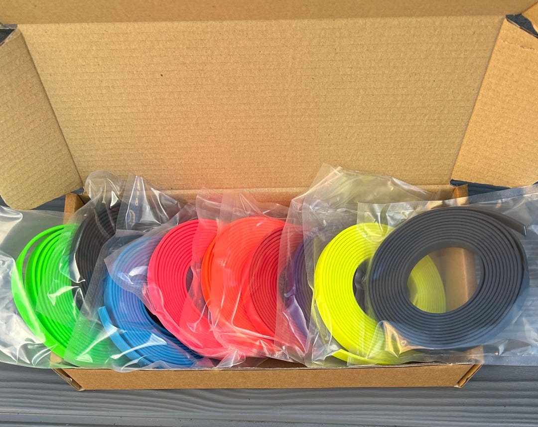 Mixed Box 10mm Wide PVC Waterproof Webbing - Etsy
