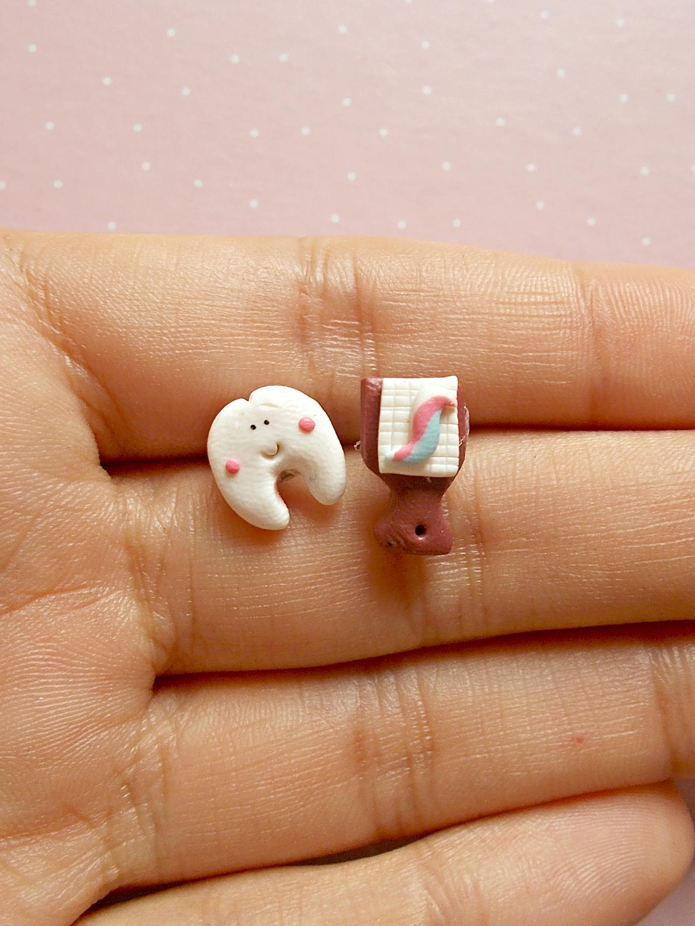 Tooth Stud Earrings Teeth Earrings Dental Earrings - Etsy