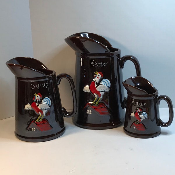 Rooster Pitcher - Etsy