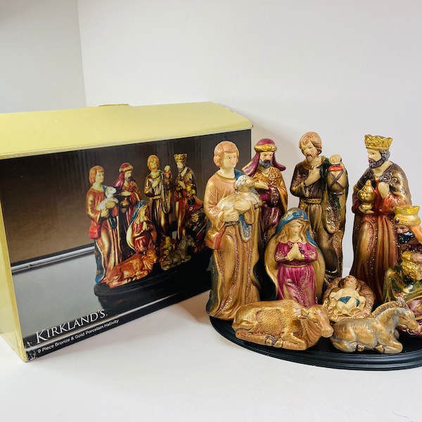 Porcelain Nativity - Etsy